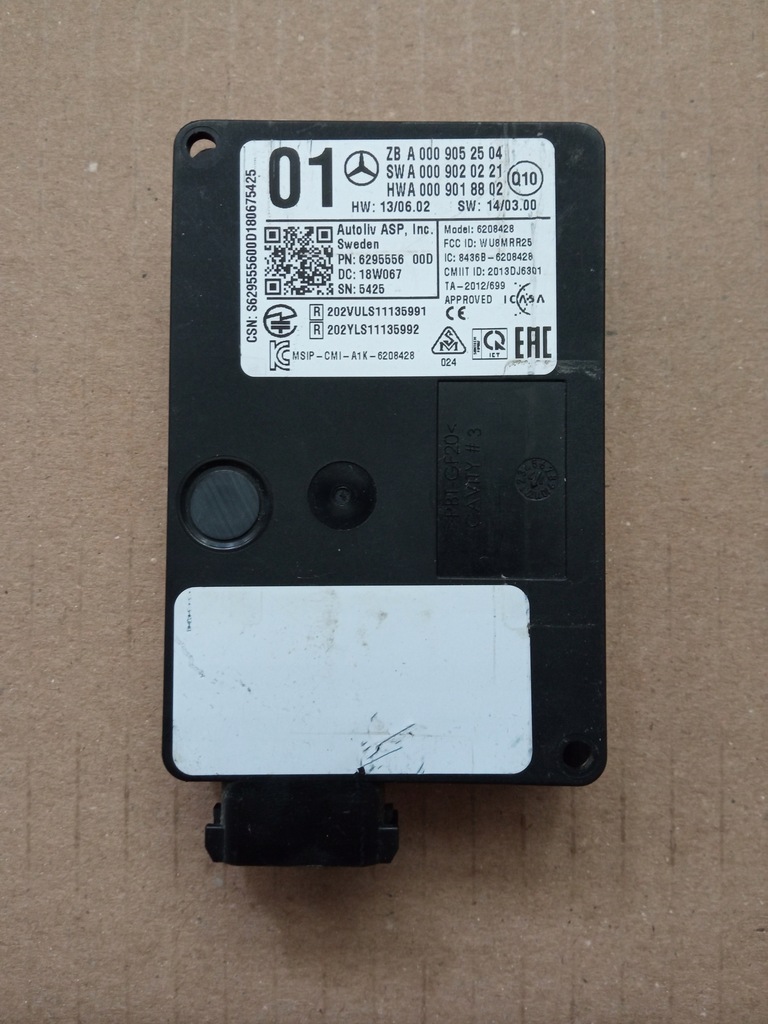 MERCEDES MODUŁ SENSOR RADAR DISTRONIC a0009052504 - 12051109392 ...