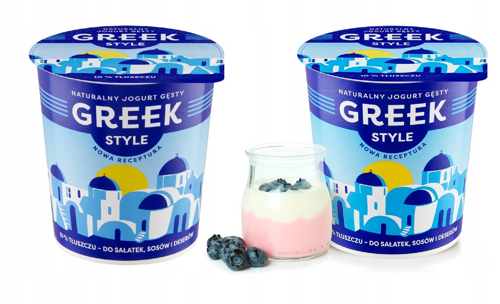 Jogurt grecki GREEK STYLE 340g - 11445974741 - oficjalne archiwum Allegro