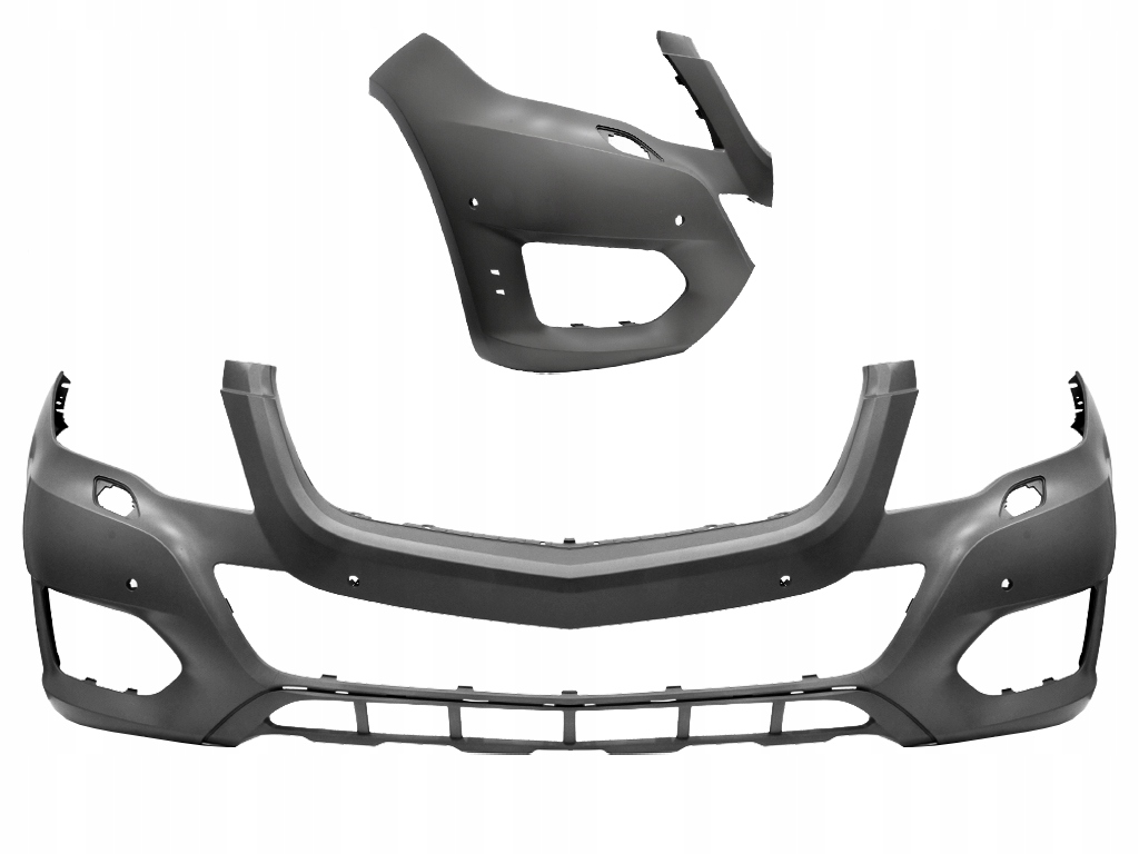 MERCEDES GLK X204 2012-2015 ZDERZAK PRZÓD LIFT - 12733008963 ...