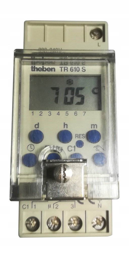 Programator czasowy zegar sterując Theben TR 610 S - 11341331587 ...
