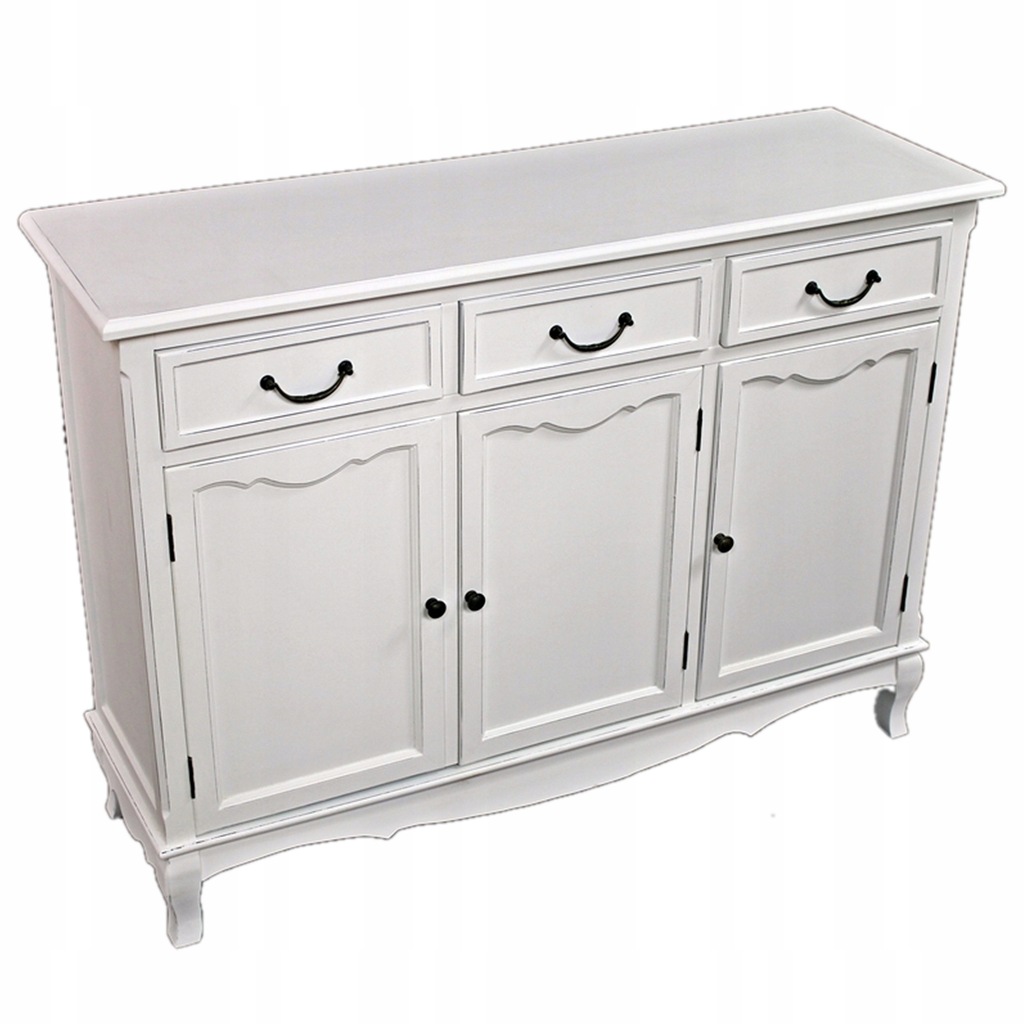 NOWA KOMODA MEBLE STYLOWE RUSTYKALNE BIAŁE - 11953091073 - oficjalne ...