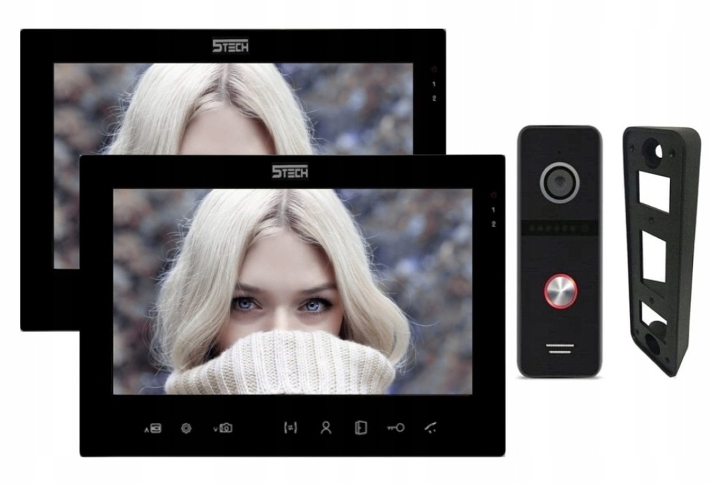 Wideodomofon DWA MONITORY 5tech 94708 84207 FullHD - 11074356454 - oficjalne archiwum Allegro