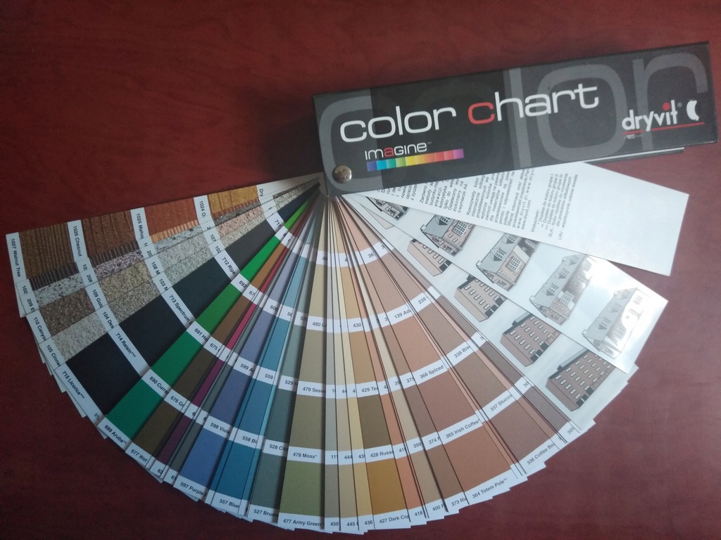 WZORNIK COLOR CHART DRYVIT - 11054232102 - oficjalne archiwum Allegro