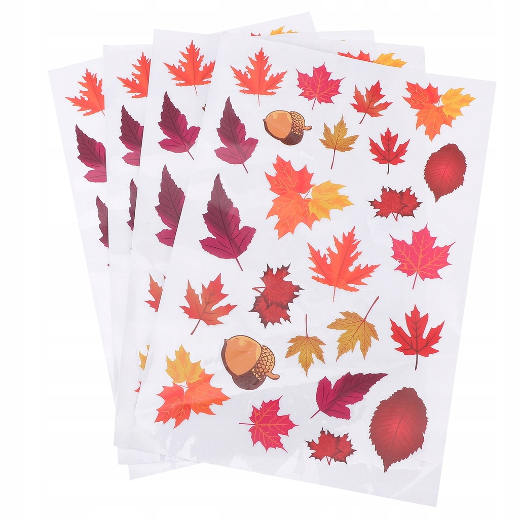 Window Maple Sticker Fall Leaves Static Autumn - 14704529525 ...