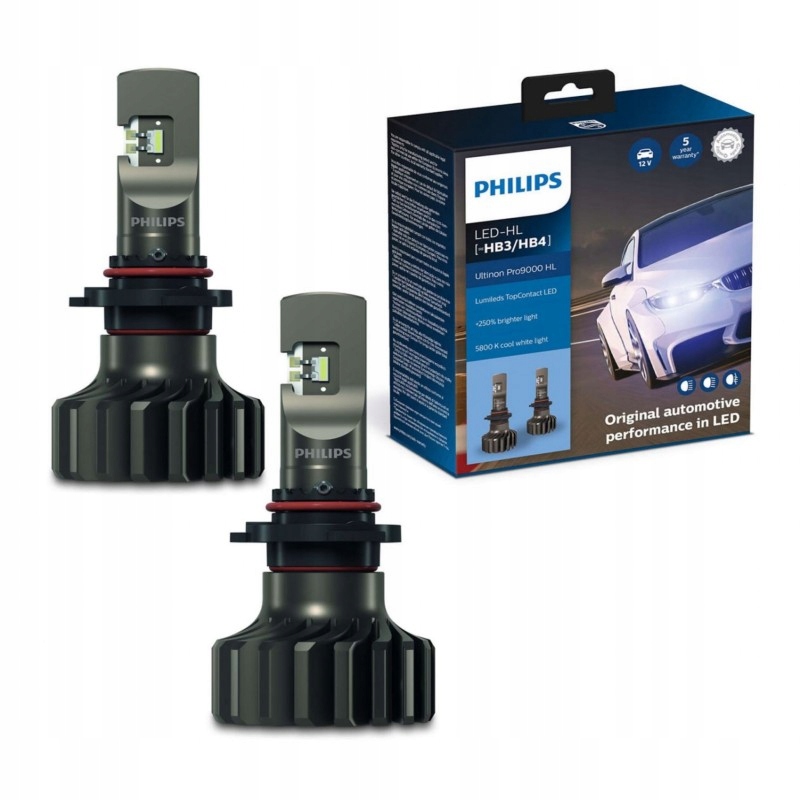 PHILIPS LED HB3 / HB4 ULTINON Pro9000 +250% 5800K - 11671684281 ...