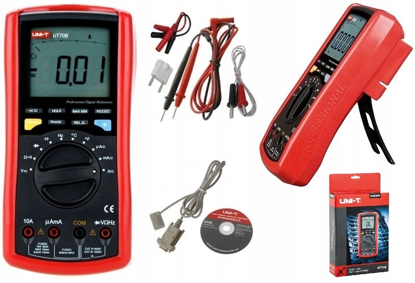 MULTIMETR MIERNIK UNIWERSALNY UNI-T UT70B RS232C - 7828216646 - oficjalne archiwum Allegro
