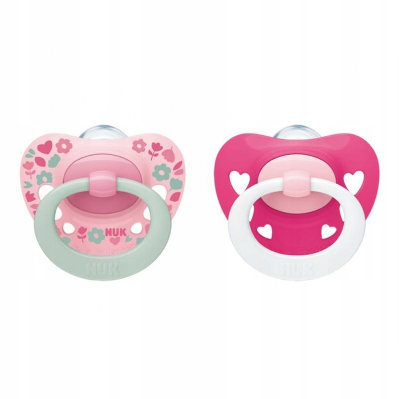 NUK smoczek uspokajający silikon 6-18m signature - 14293659551 - oficjalne archiwum Allegro