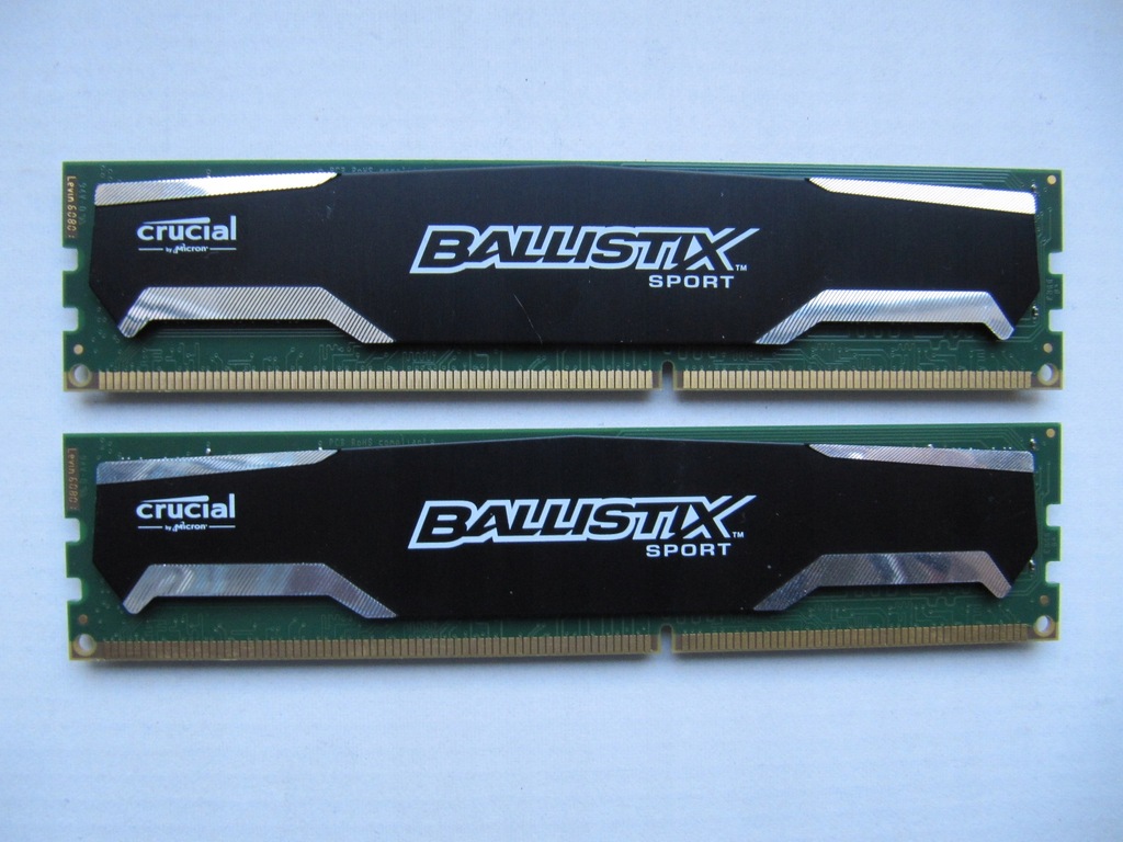 CRUCIAL BALLISTIX SPORT 2x4GB DDR3 1600MHz - 12755618943 - oficjalne ...