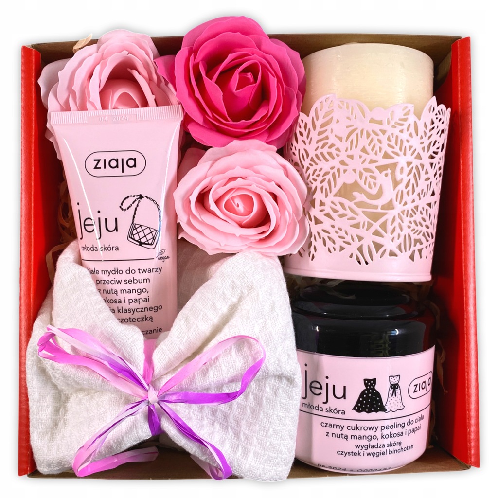Zestaw kosmetyków Ziaja Jeju ciało twarz, prezent - 12582595159 ...