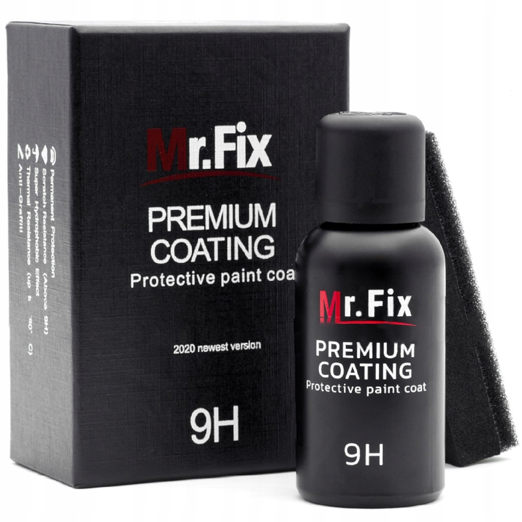CERAMIKA HYDRFOBOWA DLA AUTA 9H MR FIX PREMIUM - 9662666917 - oficjalne archiwum Allegro