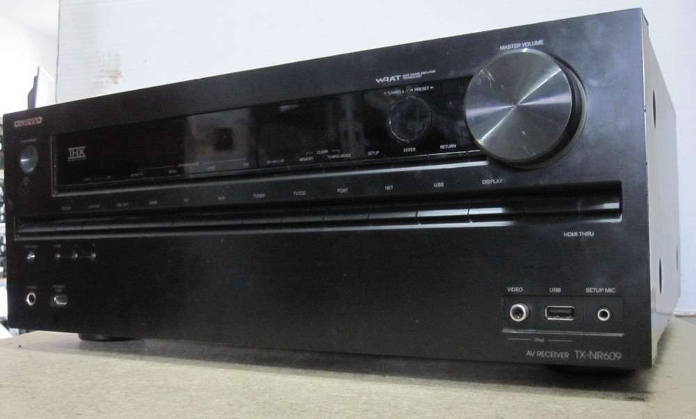 Amplituner ONKYO TX-NR609 USB HDMI LAN Moc 7x160W - 7220708580 ...