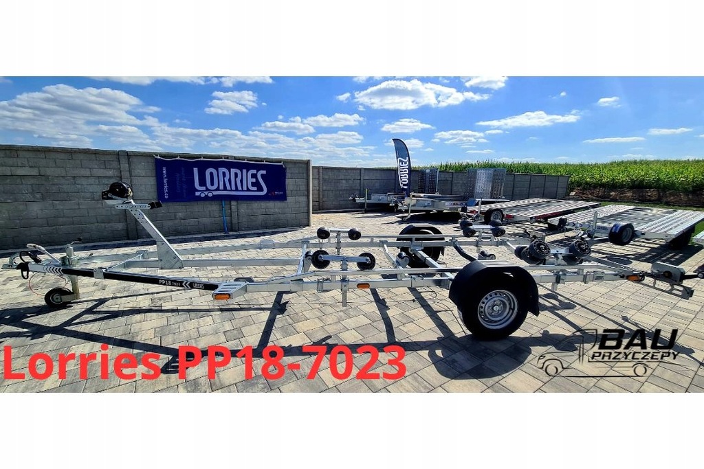 Lorries PP18-7023 1800 DMC Przyczepa podłodziowa - 14144920589 - oficjalne archiwum Allegro