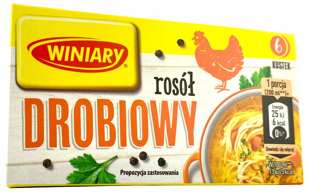ROSÓŁ DROBIOWY WINIARY 6 KOSTEK 60g - 10148429444 - oficjalne archiwum ...