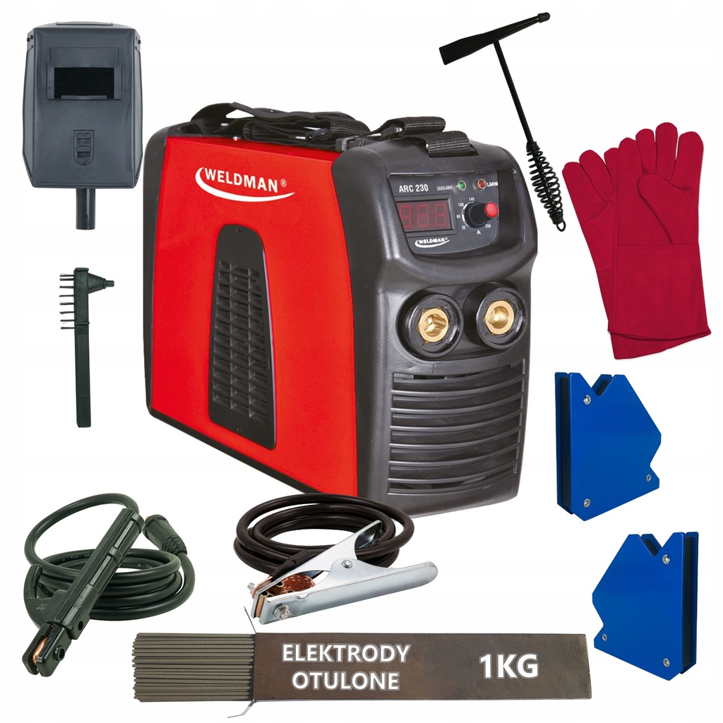 Spawarka inwertorowa MMA Weldman ARC 230 230V - 10021197461 - oficjalne ...