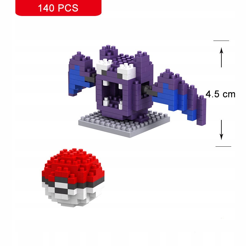 POKEMON NANOBLOCK KLOCKI LEGO 140 SZT GOLBAT - 13641250901 - oficjalne ...