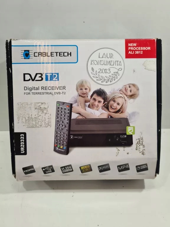 CABLETECH DVB T2 URZ0323 DEKODER - 12515983313 - oficjalne archiwum Allegro