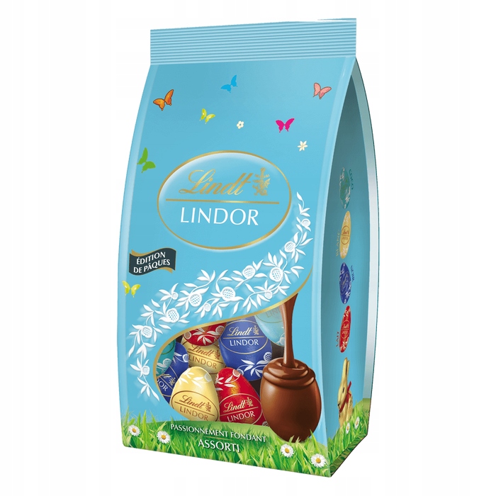 LINDT LINDOR SMALL EGGS JAJECZKA PRALINY MIX BLUE WIELKANOC 180G ...