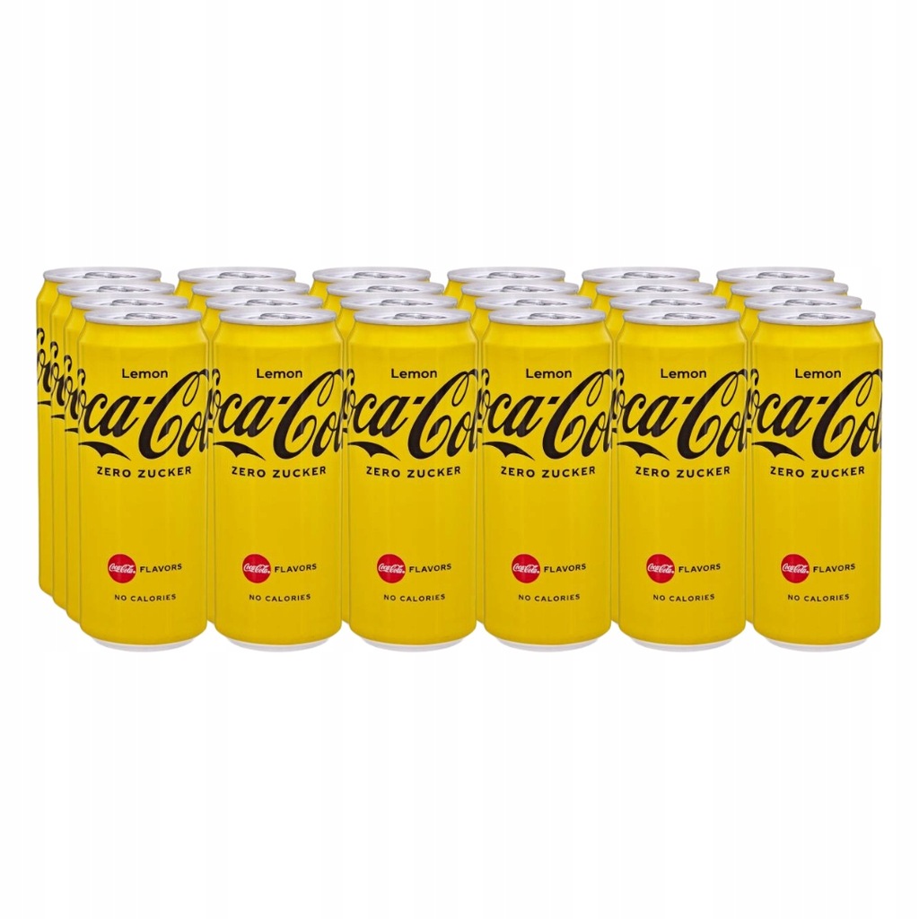 Coca-Cola Lemon Zero 24x 330ml napój gazowany bez cukru cola cytrynowa ...