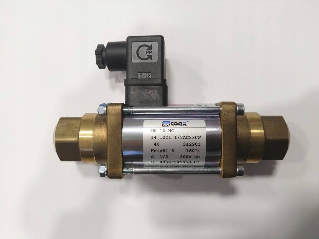 ZAWÓR CHŁODZIWA COAX 512901 MK 10 NC 200V DC - 12664515023 - oficjalne archiwum Allegro
