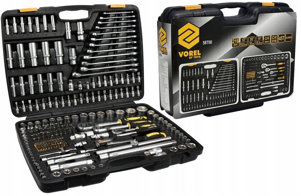 ZESTAW KLUCZY NASADOWYCH KLUCZE NASADOWE Vorel TORX 216 el - 14898301536 - oficjalne archiwum ...