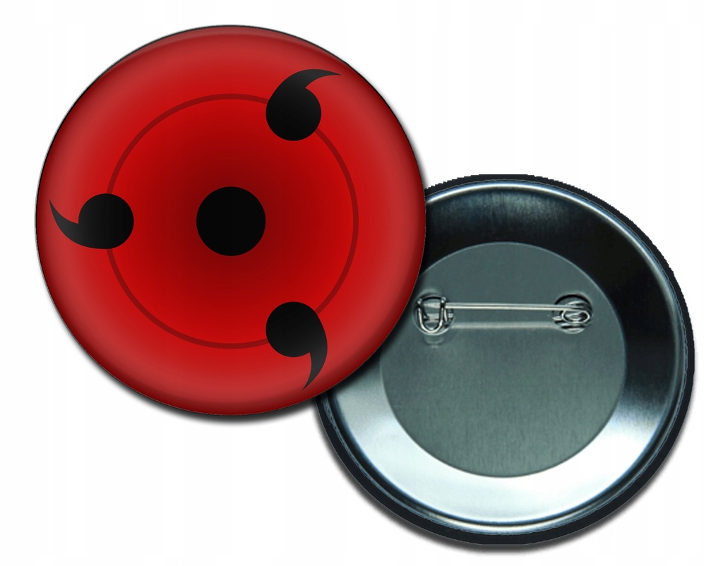 Przypinka anime button Naruto sharingan 58mm - 7565599301 - oficjalne ...