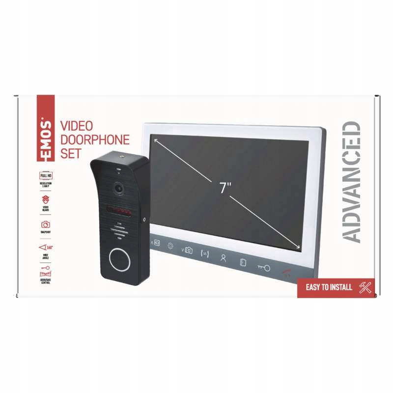 Купить 7-дюймовый видеодомофон Full HD H3010 EMOS: отзывы, фото и характеристики на Aredi.ru ...