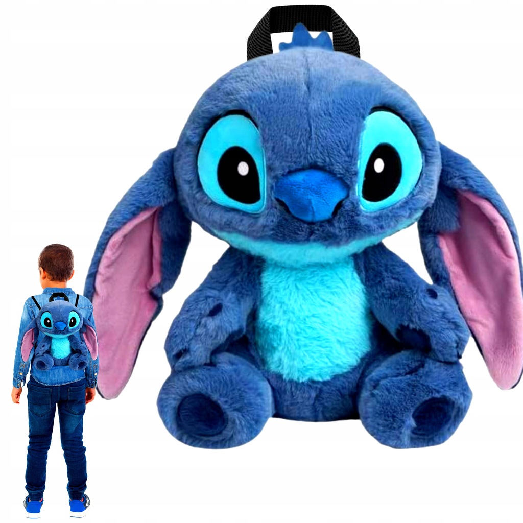MASKOTKA PLECAK STICH NIEBIESKI PLUSZAK 2W1 LILO I STICH - 14707567300 ...