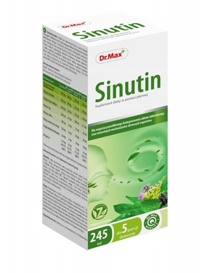 Dr.Max Sinutin Układ Oddechowy Syrop 245ml - 13160542574 - oficjalne ...
