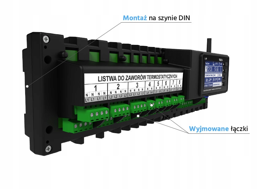 Купить TECH L-8E КОНТРОЛЛЕР НАПОЛЬНОГО ОТОПЛЕНИЯ: отзывы, фото и ...