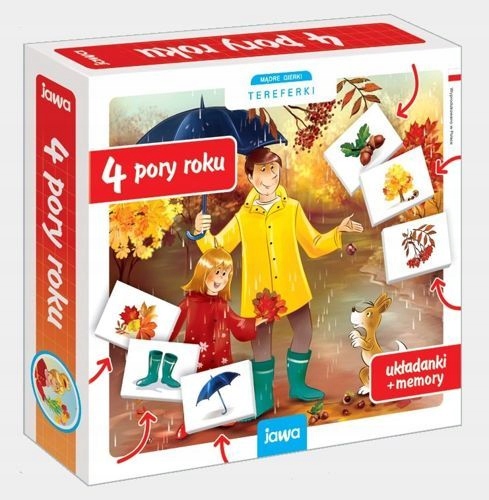 Gra układanki + memory 4 pory roku Jawa - 11463868151 - oficjalne ...