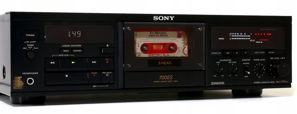 SONY TC-K700ES HI-END MAGNETOFON STEREO KLASA ES - 11356898037 ...