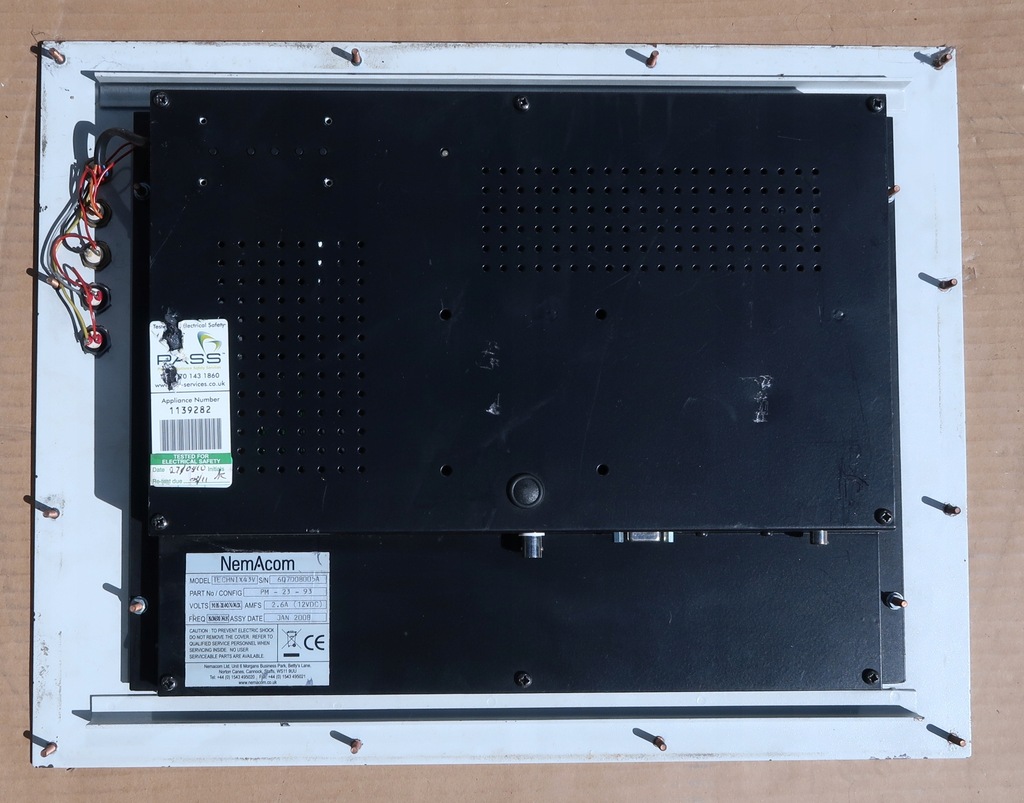 Monitor LCD do szafy rack NemAcom TECHNIX43V dotyk - 12379456959 ...