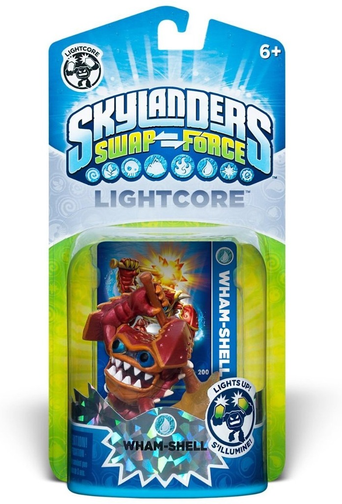 SKYLANDERS SWAP FORCE FIGURKA WHAM-SHELL Lightcore - 7142906742 ...