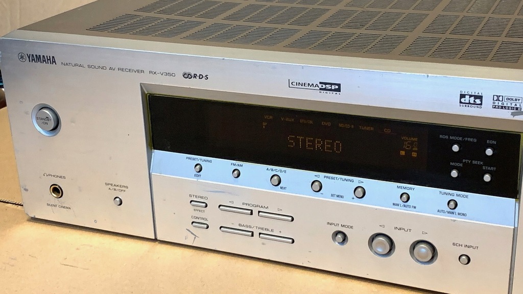 YAMAHA RX-V350 Amplituner kina domowego 5.1 - 12033472714 - oficjalne ...