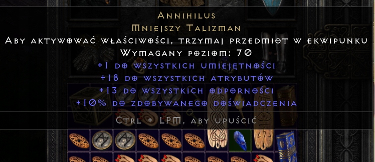 Diablo2Resurrected (D2R) Annihilus(+18, +13, +10%) - 11408620126 ...