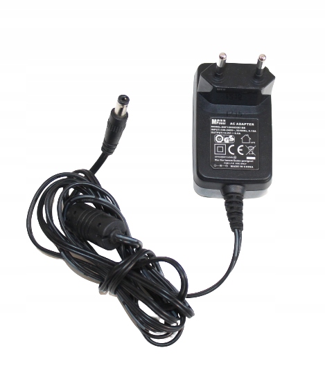 Zasilacz Ładowarka 6W 12V 0.5A 5.5/2.1 MassPower - 13961120220 - oficjalne archiwum Allegro