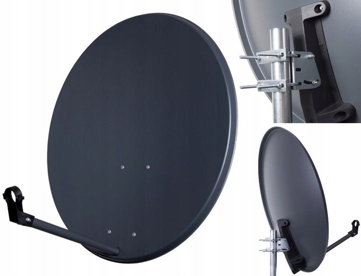 ANTENA SATELITARNA CZASZA CORAB 80CM GRAFIT HD 4K - 12283782223 - oficjalne archiwum Allegro