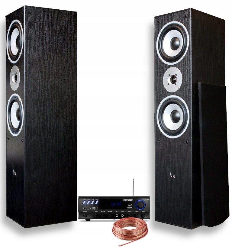 KOLUMNY PODŁOGOWE WZMACNIACZ BLUETOOTH - 8309522291 - oficjalne archiwum Allegro