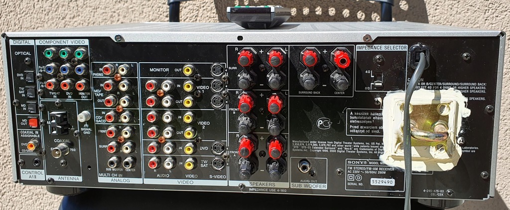 Купить SONY STR-DB790 QS МОЩНЫЙ УСИЛИТЕЛЬ ДЛЯ ДОМАШНЕГО КИНОТЕАТРА 6.1 ...