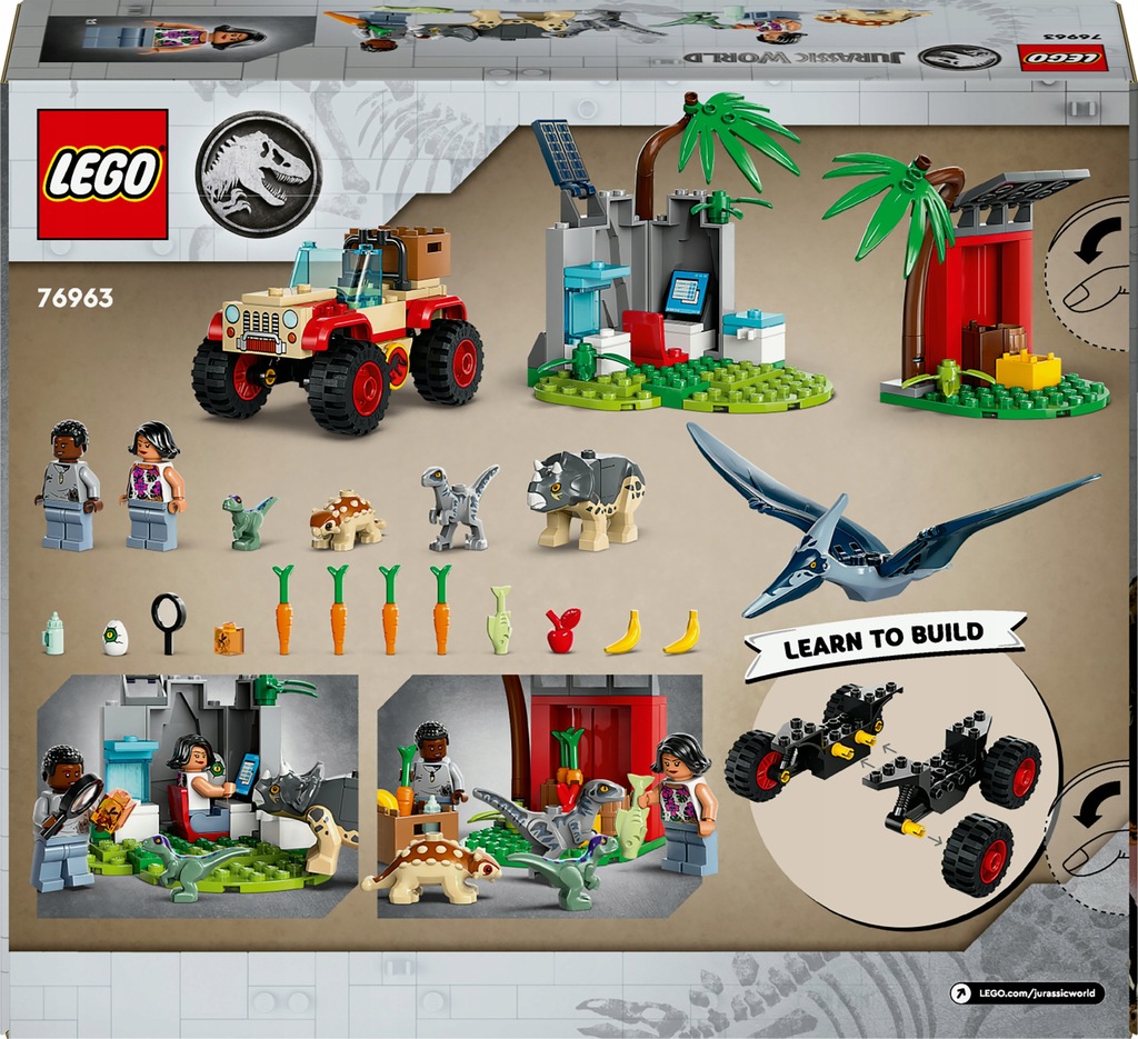 Купить LEGO Jurassic World Центр спасения детенышей динозавров (76963 ...
