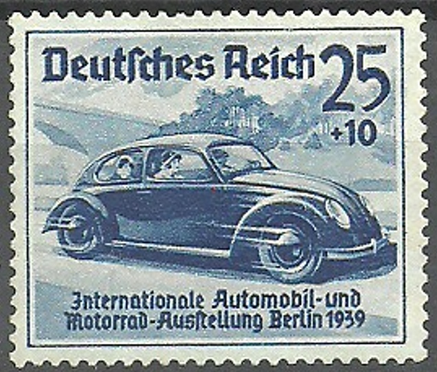 DR** 25+10 Pf VW Garbus 1939 Mi 688 - 12784101114 - oficjalne archiwum ...