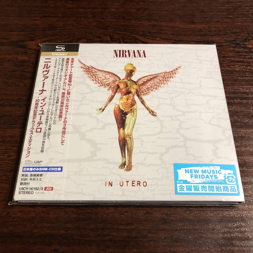 NIRVANA In Utero 30th Anniversary DLX 2x SHM CD JAPAN nowa - 14598787258 - oficjalne archiwum ...