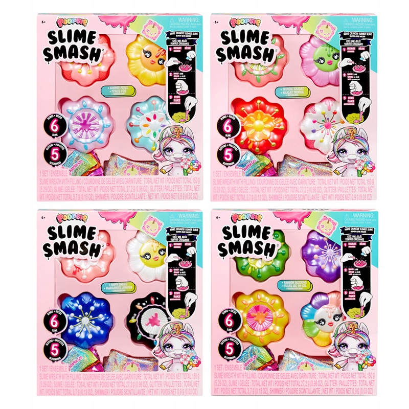 POOPSIE SLIME SMASH KWIATKI ZESTAW SLIME GLUTY - 10946485417 ...