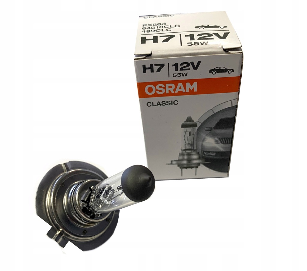 1 X OSRAM ŻARÓWKA H7 12V 55W 64210 CLLASIC GERMANY - 12166945093 ...