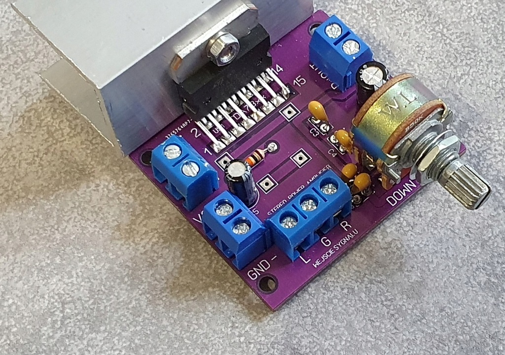 TDA 7377 WZMACNIACZ MOCY 2 X 35W - 11529644158 - oficjalne archiwum Allegro