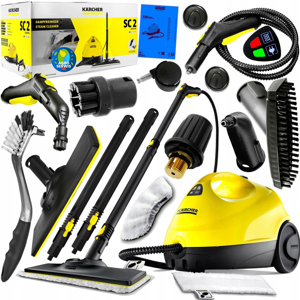 KARCHER SC2 PAROWNICA MOP MYJKA PAROWA CZYSTOŚĆ XL - 9099874117 ...