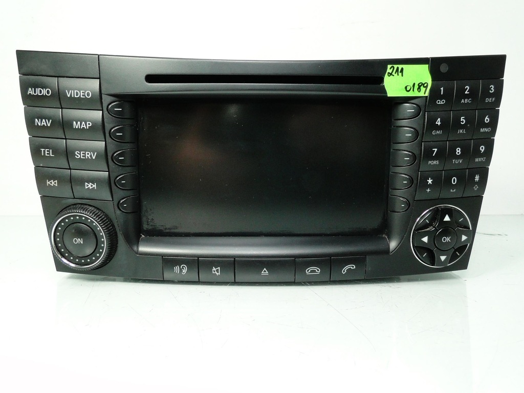 MERCEDES W211 RADIO NAWIGACJA COMMAND A2118700189 - 7501475915 ...