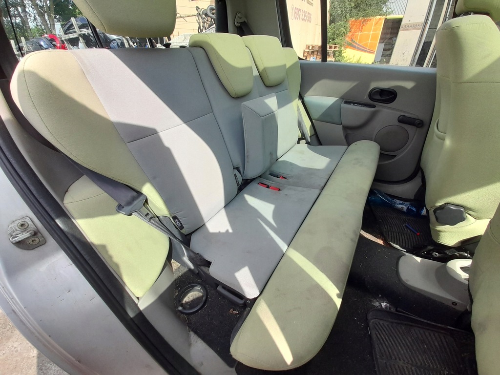 RENAULT MODUS KOMPLET FOTELI FOTELE KANAPA FOTEL - 12567051858 - oficjalne archiwum Allegro