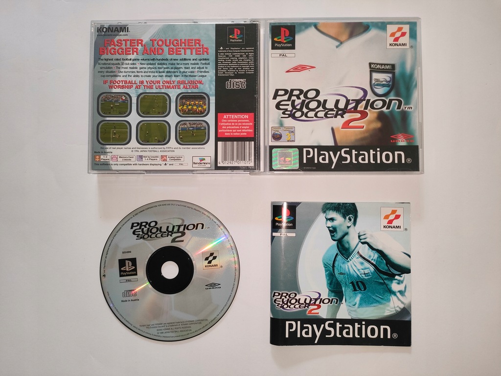 PRO EVOLUTION SOCCER 2 PSX PS1 - 14201850614 - oficjalne archiwum Allegro