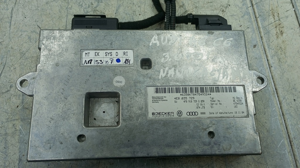 MODUŁ MMI AUDI A6 C6 4E0035729 4F0910729Q - 14739172487 - oficjalne archiwum Allegro